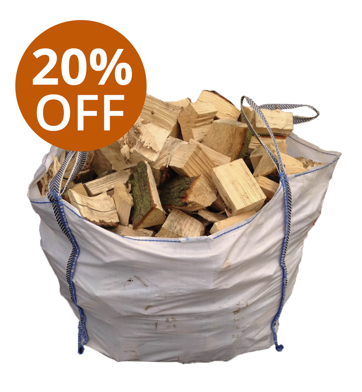 1 Dumpy Bag - Kiln Dried Hardwood Logs - West Yorkshire Logs